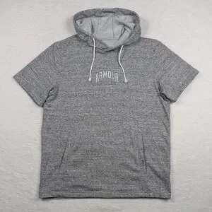 Under Armour | Shirts | Under Armour Short Sleeve Hoodie Mens Large ...